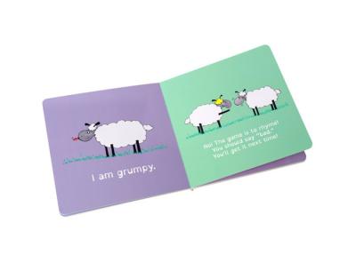 China SGS Book Printing Service Full Color Children Boardbook Printing With Round Corners for sale