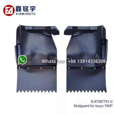 China Durable Plastic Mud Flap Assembly for ISUZU NPR75 NPR 4HK1 700P Truck - Corrosion & Weather Resistant for sale