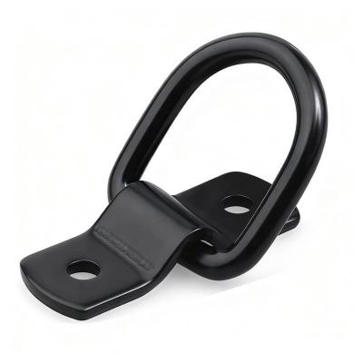 China Heavy Duty D-Ring Tie Down Anchor with 1" × 1-3/8" Inner Clearance and 2-1/4" × 3/4" Mounting Bracket for Secure Cargo Fastening for sale