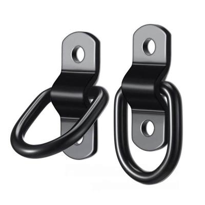China Heavy Duty D-Ring Tie Down Anchor with 1" × 1-3/8" Inner Clearance and 2-1/4" × 3/4" Mounting Bracket for Secure Cargo Fastening for sale