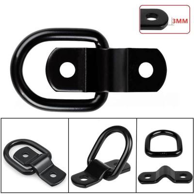 China Heavy Duty D-Ring Tie Down Anchor with 1" × 1-3/8" Inner Clearance and 2-1/4" × 3/4" Mounting Bracket for Secure Cargo Fastening for sale