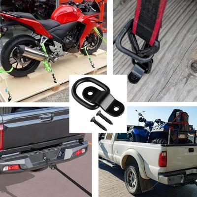 China Heavy Duty D-Ring Tie Down Anchor with 1" × 1-3/8" Inner Clearance and 2-1/4" × 3/4" Mounting Bracket for Secure Cargo Fastening for sale