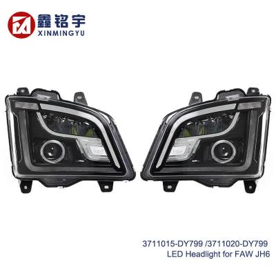 China FAW JH6 Truck LED Headlights High Beam Dual Lens Replacement 3711015-DY799 3711020-DY799 for sale