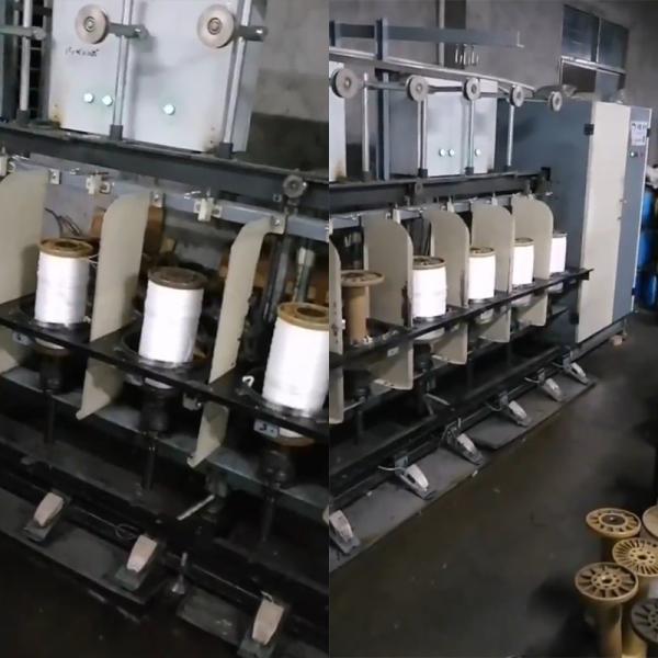 Quality 90% New Cotton Mop Yarn Twisting Machine PP PE Yarn Twister Machine 3000r/Min for sale
