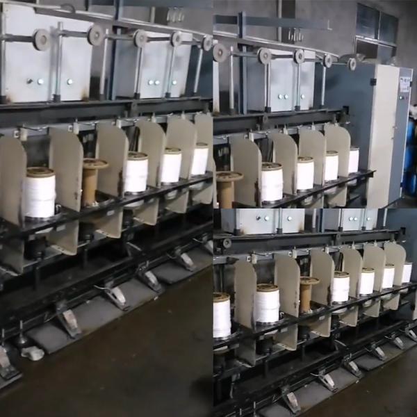 Quality 90% New Cotton Mop Yarn Twisting Machine PP PE Yarn Twister Machine 3000r/Min for sale