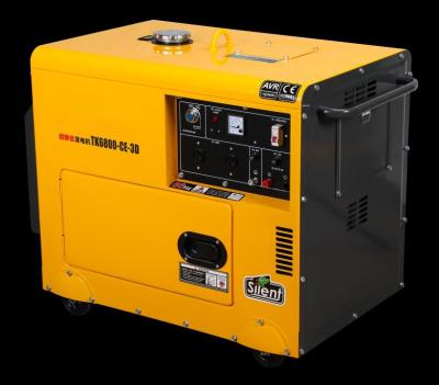 China 3kw-15kw Silent Diesel Generator Sets Air-Cooled Two-Cylinder Four-Stroke Engines Electronically Start for sale