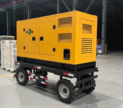 Cina 100kw 120kva 120kw 150kva 150kw 180kva Mobile trailer generatore diesel flessibile e affidabile in vendita