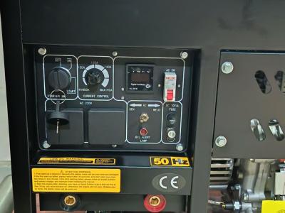 China 190 Ampere Power Diesel Lasgenerator 5.8kw Breed toepassingsgebied Elektrische start Te koop