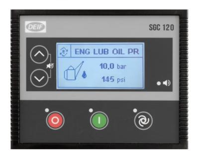 China DEIF Controller SGC120 Intelligent Controller Intelligent Diesel Generator Control Board for sale