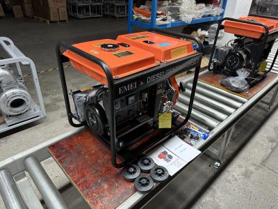 China 6kw High Quality Diesel Generator Portable Customizable 220V 380v With Wheels And Handrails for sale