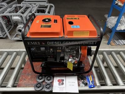 China 6kw High Quality Diesel Generator Portable Customizable 220V 380v With Wheels And Handrails for sale