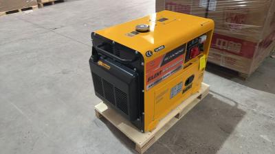 China Silent 7kw Diesel Generator Set Portable  Air Cooled Customizable 220V 380V Single/Three Phase for sale