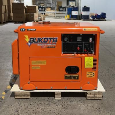China 8kw Silent Diesel Generator All-copper Household Construction Site 220V/380V Three-phase Generator for sale