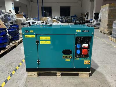 China 9kw Silent Diesel Generator All-copper Household Construction Site 220V/380V for sale