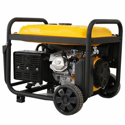 China 8kw 10kw Open Frame Gasoline Generator Portable Handrail With Wheels for sale