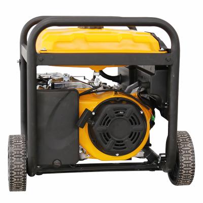 China 8kw 10kw Open Frame Gasoline Generator Portable Handrail With Wheels for sale