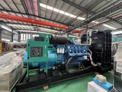 China JW-1100KW/1375KVA Large Diesel Generator Set With WEICHAI Turbocharged And Intercooled 12-cylinder Engine for sale