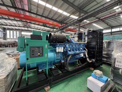 China JW-1100KW/1375KVA Large Diesel Generator Set With WEICHAI Turbocharged And Intercooled 12-cylinder Engine for sale