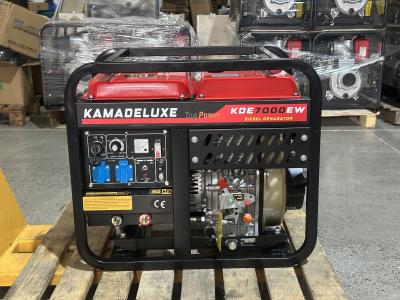 China Factory Price 5kw 190A Adjustable Current 220V Diesel Welding Generator for Power Supply and Welding for sale