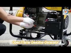 Portable 5kw Open Rack Gasoline Power Generator EPA Certification