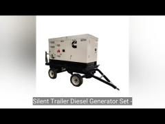 Générateur de remorque mobile de 100 kW de 200 kW de 300 kW de 500 kW de générateur diesel portable silencieux
