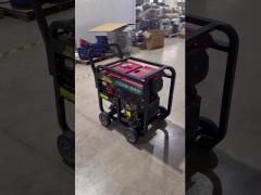 8kw Portable Diesel Generator Customizable three phase 220V 380v With Wheels And Handrails