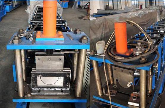 Half round gutter roll forming machine_details