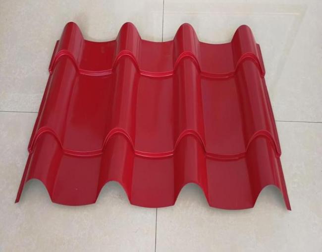 Color Steel Plate Aluminium Glazing Roofing Tile Forming Machine 18 Rows