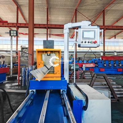 China 450mm PLC Light Steel Roll Forming Machine L Shape Angle Corner Bead Making for sale