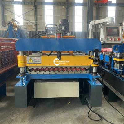 中国 0.25mm機械鋼鉄プロフィールを形作る単層の屋根を付けるシート ロールは波形を付けた 販売のため