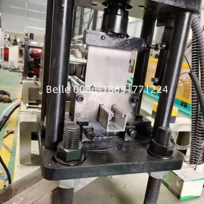 China 3mm Galvanized Steel Strut Channel Roll Forming Machine Mechanical Punching for sale