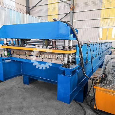 中国 Tr4機械12m/Minを形作る鋼鉄GIの屋根ふきシート ロール 販売のため