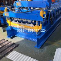 China SGS R101 IBR Profile Sheet Double Layer Glazed Tile Making Machine Energy Efficient for sale
