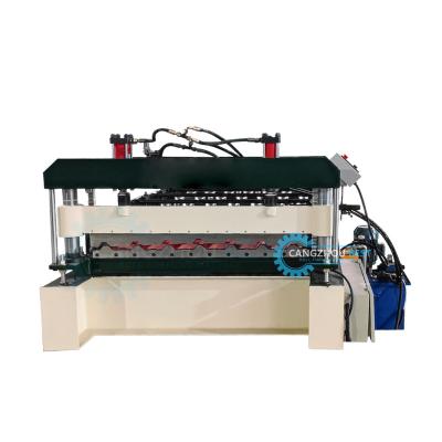 Китай Гидравлическое вырезывание формировать машину в стальном листе толя профиля Tp25 Ibr продается