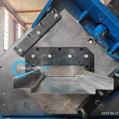 China Steel Welding Type Door Frame Making Machine PLC Control 10m/Min for sale