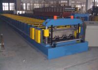 China Floor Deck Roll Forming Machine Chain Or Gear Box Driven System Hydraulic Cutting Device for sale
