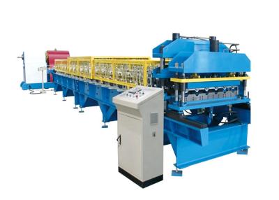 Chine Le petit pain de tuile vitré par toit en métal formant la machine a ridé la tôle d'acier BV/GV à vendre