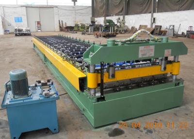 China Rollo de la hoja del tanque y del tejado que forma el trapezoide acanalado galvanizado máquina en venta