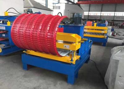 China Rollo de la hoja del tanque y del tejado que forma el trapezoide acanalado galvanizado máquina en venta