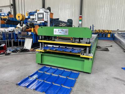 Chine Machine de formage à froid de tôles de toiture à commande PLC de 4 kW avec 18 à 20 stations à vendre