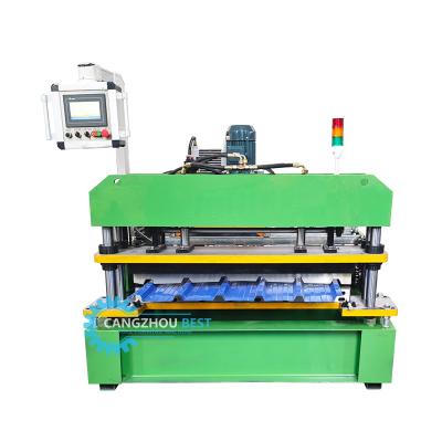 Китай Высокоскоростная Колумбия Популярный дизайн IBR трапециевидная крыша панель листов рулон формирования машины продается