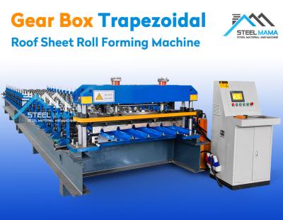 Китай 45# Стальная роликовая гидравлическая режущая крышевая листовая роликообразовательная машина с 5,5 кВт продается