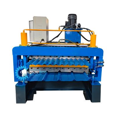 China House Building Double Layer Two Profiles Roof Sheet Roll Forming Machine for sale