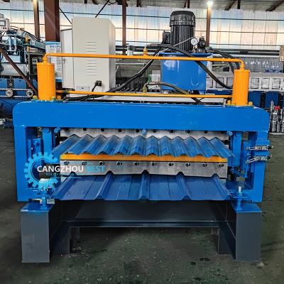 China House Building Double Layer Two Profiles Roof Sheet Roll Forming Machine for sale
