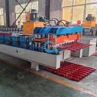 China Pressing Glazed Roofing Tile Roll Forming Machine /Line High Performance for sale