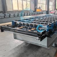 China Pressing Glazed Roofing Tile Roll Forming Machine /Line High Performance for sale
