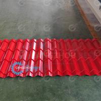 China Pressing Glazed Roofing Tile Roll Forming Machine /Line High Performance for sale