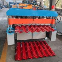 China Pressing Glazed Roofing Tile Roll Forming Machine /Line High Performance for sale