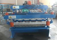 China Double Layer Roof Q Tile & IBR Sheet Profile Roll Forming Machine High Efficiency for sale