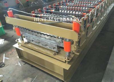 China Het Broodje die van het het Dakwerkblad van het kleurenstaal Machine met Hydralic-Type PLC van Azië Controle vormen Te koop